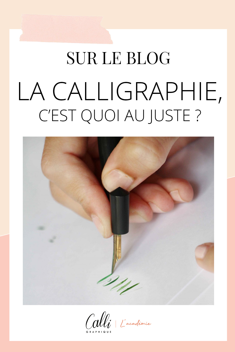 La calligraphie, c'est quoi au juste ? | Calligraphique