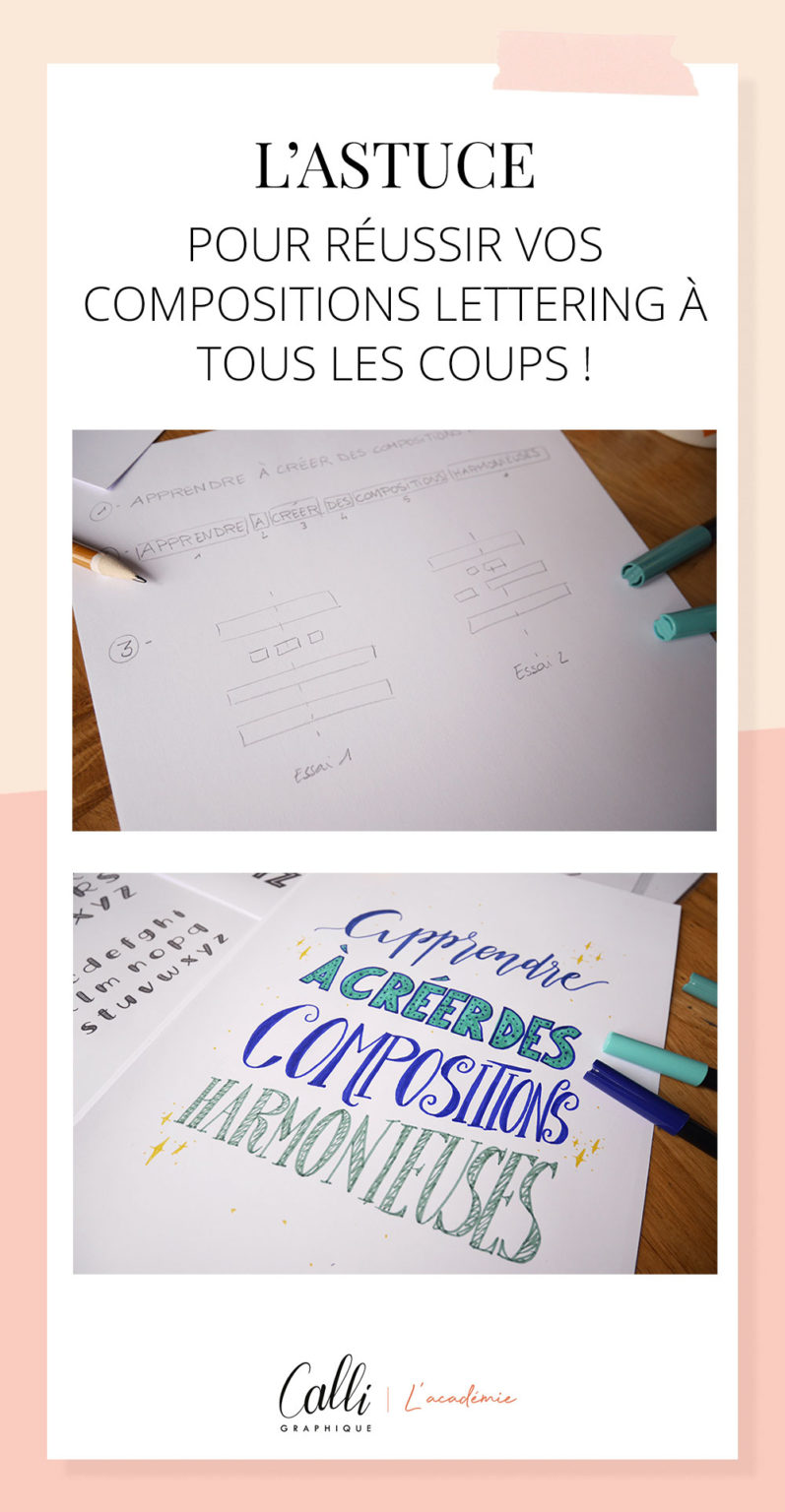 L'astuce pour réussir vos compositions en lettering à tous les coups