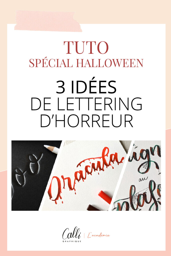 3 lettrages créatifs d'horreur pour fêter Halloween - Calligraphique ...