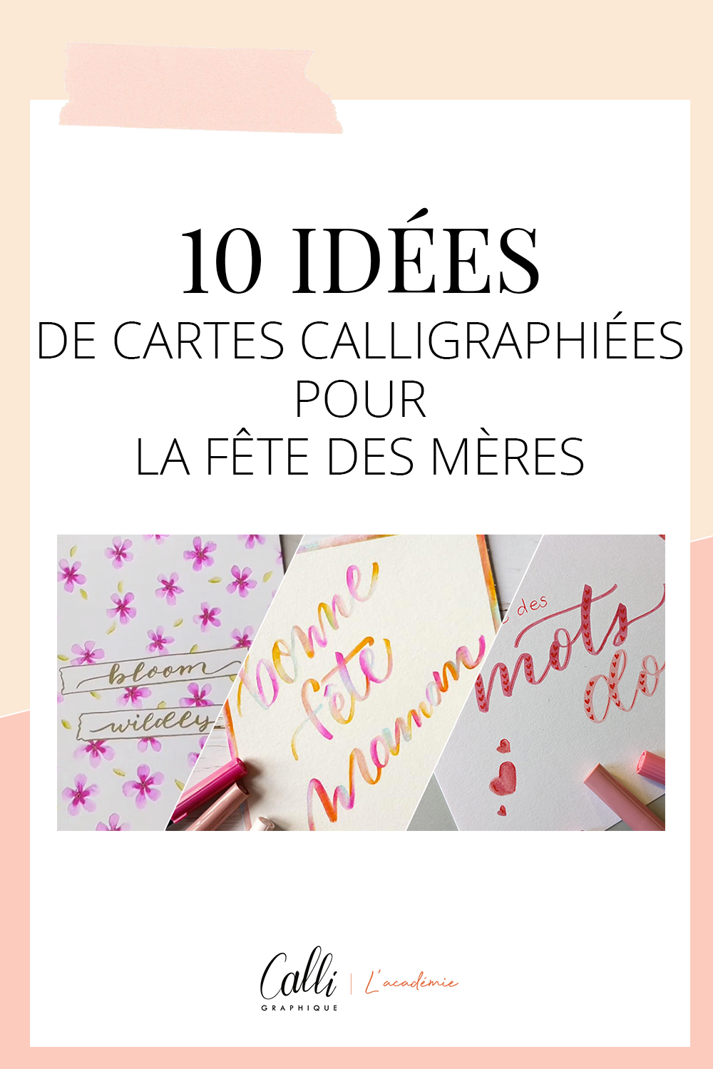 10 idées de cartes calligraphiées pour la Fête des Mères ...