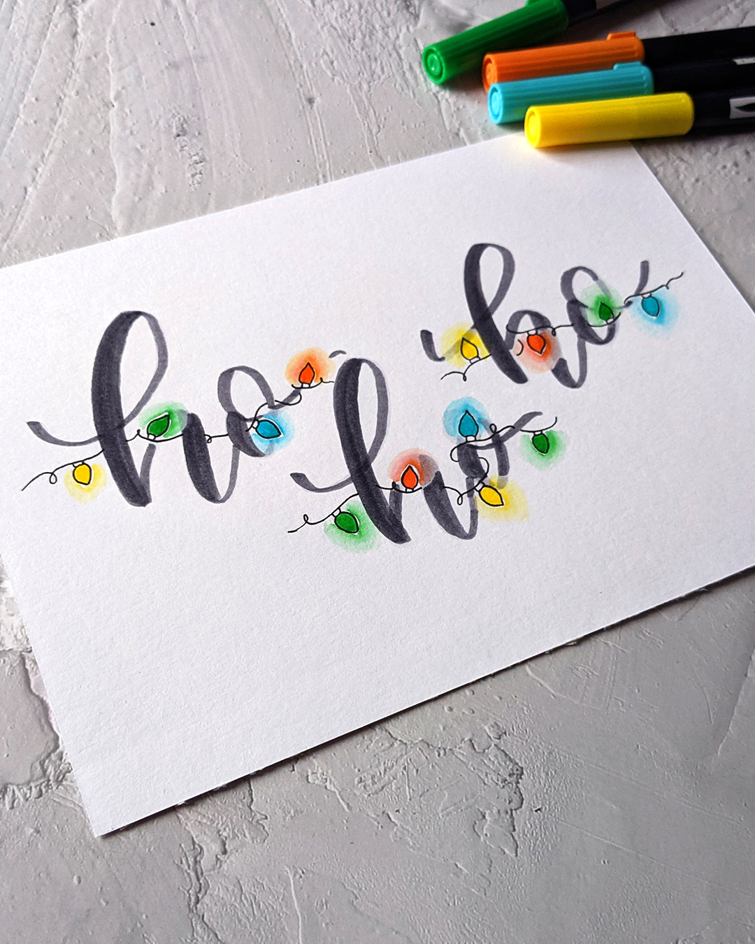 Noël créatif : 12 tutoriels de lettering faciles pour des cartes ...